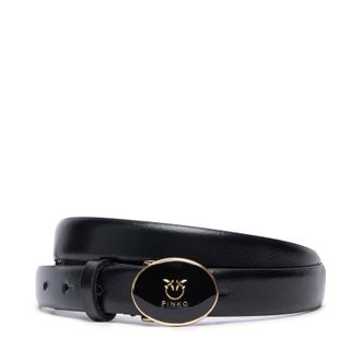 Pinko G&uuml;rtel PINKO Round Enamel H2 Belt 20252 PLT01 105466.A2QL Schwarz