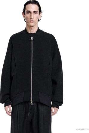 Andrea Ya'aqov Wool Nylon Bomber