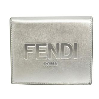 Fendi unisex, Pre-owned, Gris, Taille: ONE Size Portefeuille en cuir Pre-owned