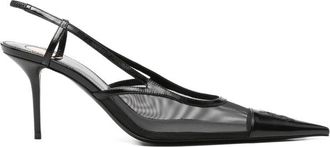 Saint Laurent Panelled Slingback Pumps