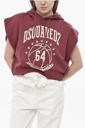 Dsquared2 Sleeveless Cotton Hoodie size S