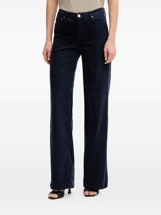 Guess Co pantalon &agrave; coupe cinq poches - Bleu