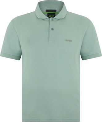 HUGO BOSS Homme, Tops, Vert, Taille: XL Polo en Piqu&eacute; de Coton