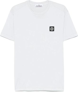 Stone Island Homme, Tops, Blanc, Taille: M T-shirt