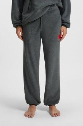 HUGO BOSS Jogginghose Terry B&uuml;ndchen am Bein, aus Fleece, relaxed fit