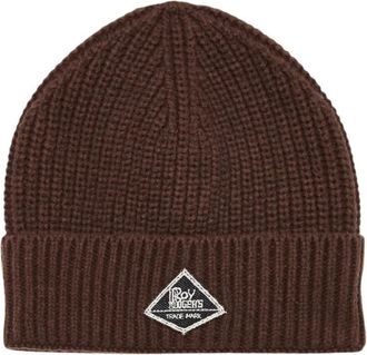 Roy Rogers Gestrickte Wash Beanie - - Accessories - Herren - Braun - ONE SIZE