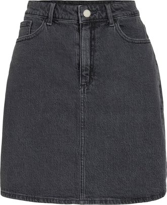 Vila Vikaja Jaf Denim Skirt- Noos