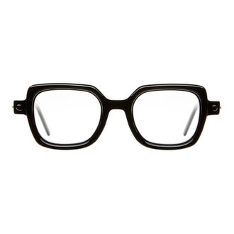 Kuboraum Schwarz Glanz Elfenbein Eckige Brille - - Accessories - Damen - Schwarzk - ONE SIZE