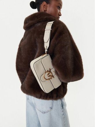 Pinko Handtasche Love One Mini Slouchy Fl Al 25-26 104340 A2OX &Eacute;cru