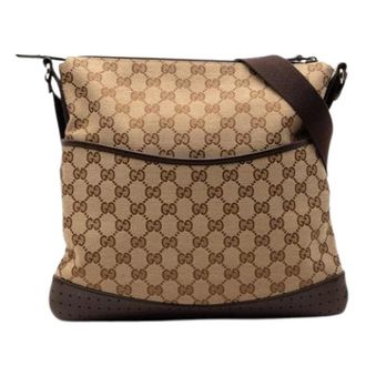 Gucci Sac bandouli&egrave;re vintage doccasion - Femme - Pre-owned - Brun - Taille: ONE Size
