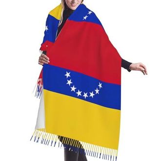 Generic Drapeau Du Venezuela Femme Scarf Longue Ch&acirc;le Wrap Chaud Etole Pour Mariage Hiver Automne Cadeau