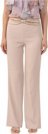 Kocca Femme, Pantalons, Beige, Taille: 38 FR Top fantasia volant