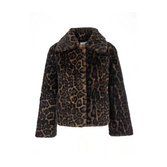 Apparis Leopardenmantel in Braun - - Jackets - Damen - Braun - M