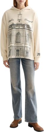 Scotch & Soda Damen-Kapuzen-Sweatshirt, Sandshell U296, L