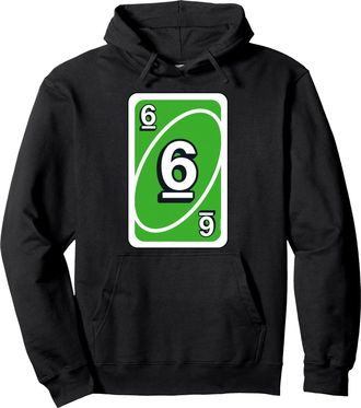 Uno Halloween gr&uuml;ne 6 Karte Pullover Hoodie