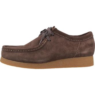 Clarks Femme, Chaussures, Brun, Taille: 42 1/2 EU WallabeeEVO Suede