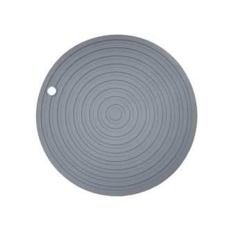 Angoily Gro&szlig;e Runde Silikon Tischunterlage Platzdeckchen Hitzebest&auml;ndig rutschfest Isoliermatte f&uuml;r K&uuml;che als Topfuntersetzer Sch&uuml;sselunterlage in Elegantem