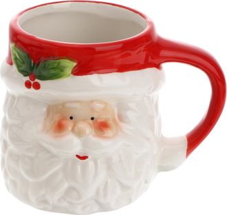 BESTONZON 1stk Weihnachtsbecher Aus Keramik Lustige e Keramiktasse Weihnachtswasserbecher Tasse Weihnachtsmann-Becher Kind Niedlich Weihnachtstasse