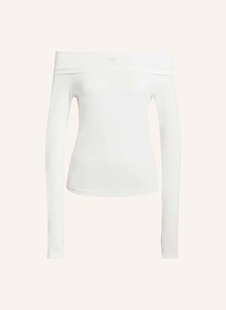 adidas Originals Adidas Originals Off-Shoulder Longsleeve weiss