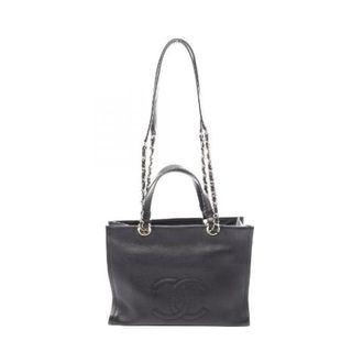 Chanel Pre-owned Coco Mark Leder Schultertasche - - Pre-owned - Damen - Schwarzk - ONE SIZE
