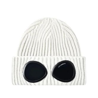 C.P. Company C.p. Company - Goggle Beanie - unisex - Accessoires - Blanc - Taille: ONE Size