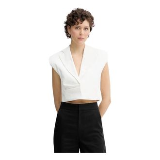 Iro Balny Vest - - Jackets - Damen - Wei&szlig; - S