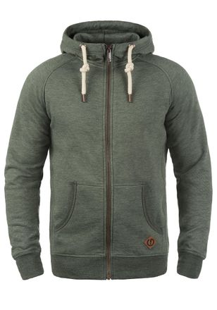 Solid Solid SDVitu Herren Sweatjacke Kapuzenjacke Zip-Hoodie mit Kapuze Kordelzug Kängurutasche Reißverschluss Baumwollmischung Regular fit, Größe:3XL, Farb