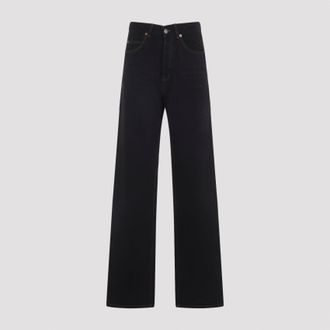 Saint Laurent V Waist Long Baggy Jeans