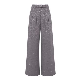 Twentyfourhaitch Quira Pantalon Large - Femme - Pantalons - Gris - Taille: 44 FR