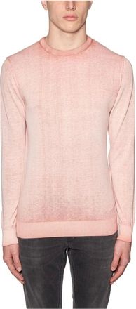 Daniele Alessandrini Homme, Pulls, Rose, Taille: S Pull Ras du Cou