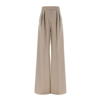 Max Mara Zulia Weite Hose - - Trousers - Damen - Beige - 2XS