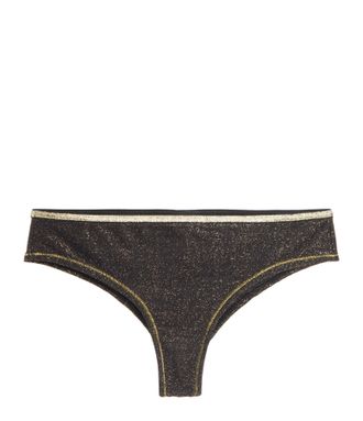 La Nouvelle Tanga In&egrave;s Lurex Noir