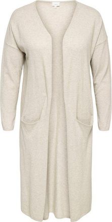 Only Carmakoma Strickjacke CARNEW ESLY LS OPEN LONG CARDIGAN NP KNT Viskosemischung