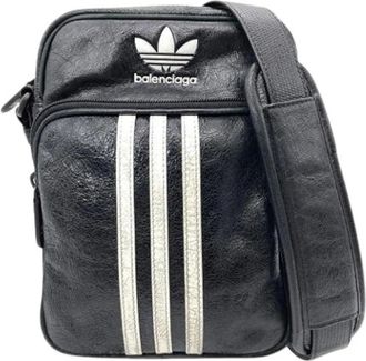 Balenciaga unisex, Pre-owned, Noir, Taille: ONE Size Sac bandouli&egrave;re en cuir Pre-owned