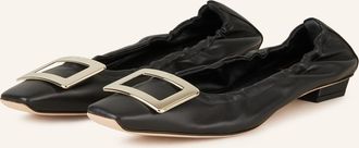 Roger Vivier Ballerinas Belle Vivier schwarz