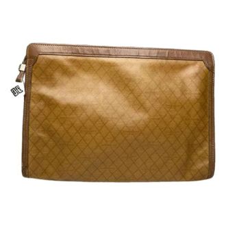 Givenchy Pre-owned Leather Clutch - - Pre-owned - Damen - Braun - ONE SIZE