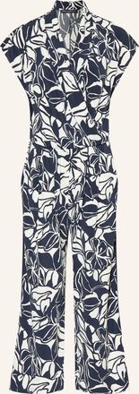 Betty Barclay Jumpsuit Aus Jersey In Wickeloptik blau
