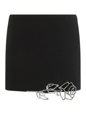 Blumarine Mini Jupe - Noir