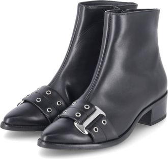 Paul Green 8227-00 Schlupfstiefel Glattleder Damen in schwarz - Gr. 37,5