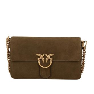 Pinko Pinko - Love One Slouchy CL Small - Femme - Sacs - Vert - Taille: ONE Size