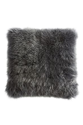 Esposa Kissenhülle Otago, Anthrazit, Textil, Fell, Uni, 40x40 cm, AZO-frei, Wohntextilien, Bezüge, Kissenbezüge