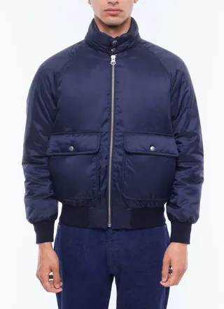 Fursac Blouson en tissu d&eacute;perlant - Taille L - Homme