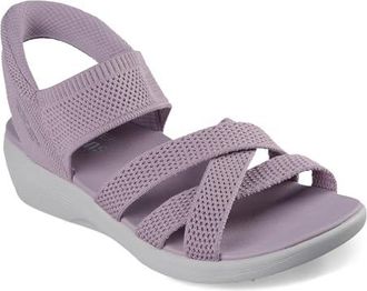 Skechers Femme Arya Sandale, Lavender, 38 EU