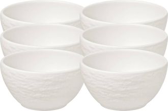 Villeroy & Boch Manufacture Rock Blanc Dipsch&auml;lchen 8 cm Set6