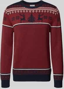 Lindbergh Strickpullover mit gerippten Abschlüssen