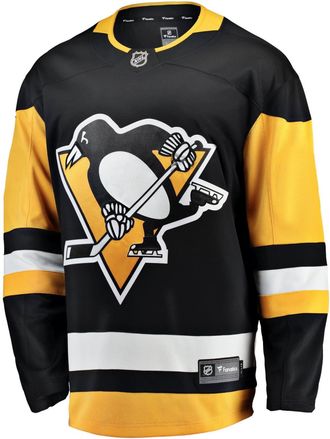 Fanatics NHL Pittsburgh Penguins Home Breakaway Jersey Longsleeve - Schwarz Farbe Schwarz, Gr&ouml;&szlig;e XL