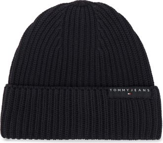 Tommy Jeans M&uuml;tze Tommy Jeans Tjm Linear Logo Beanie AM0AM14865 Schwarz