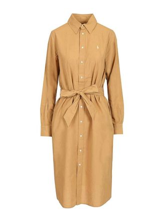 Polo Ralph Lauren Robe Au Genou - Beige