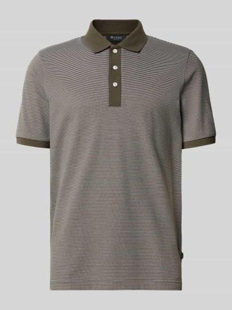 Maerz Slim Fit Poloshirt mit Strukturmuster