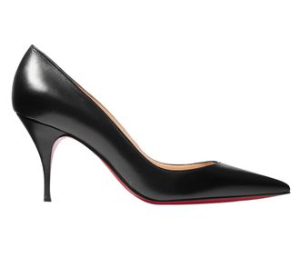 Christian Louboutin Black Nappa Leather Clare Pumps Size 39.5